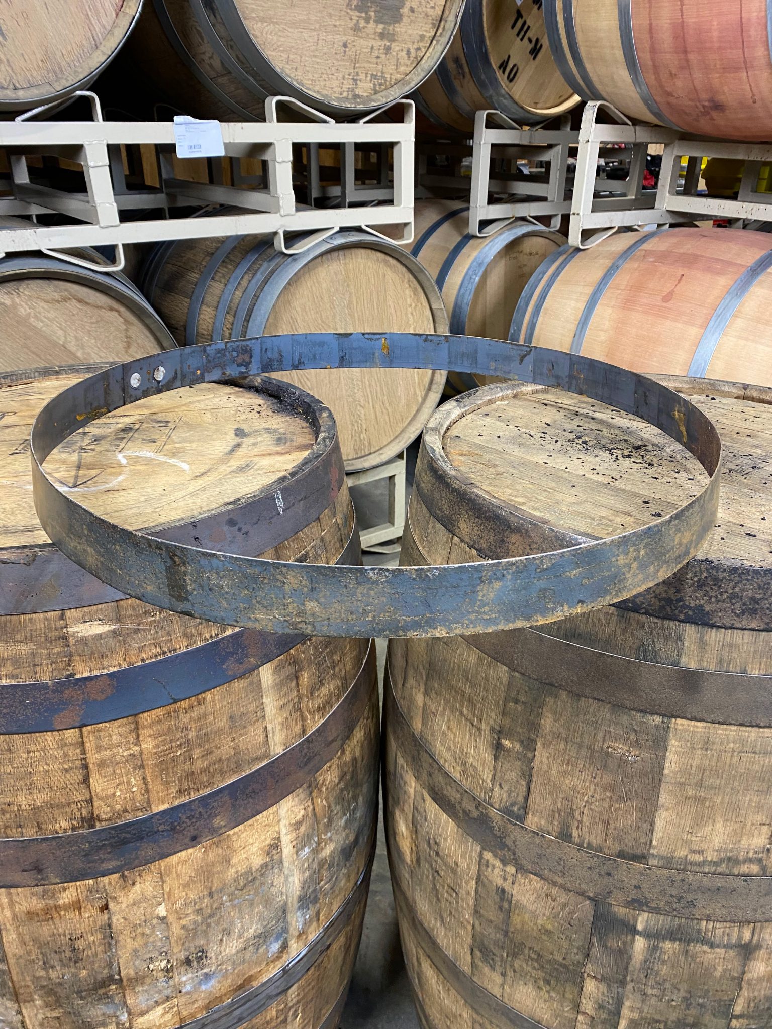 Whiskey Barrel Rings- Genuine Whisky Bands (Set of 6) - Koch Barrels